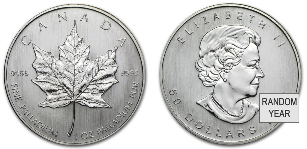 Canadian Palladium Maple Leaf - Advisor Metals